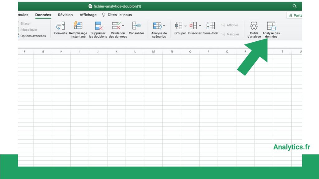L’utilitaire d'analyse de données d'Excel - Analytics.fr